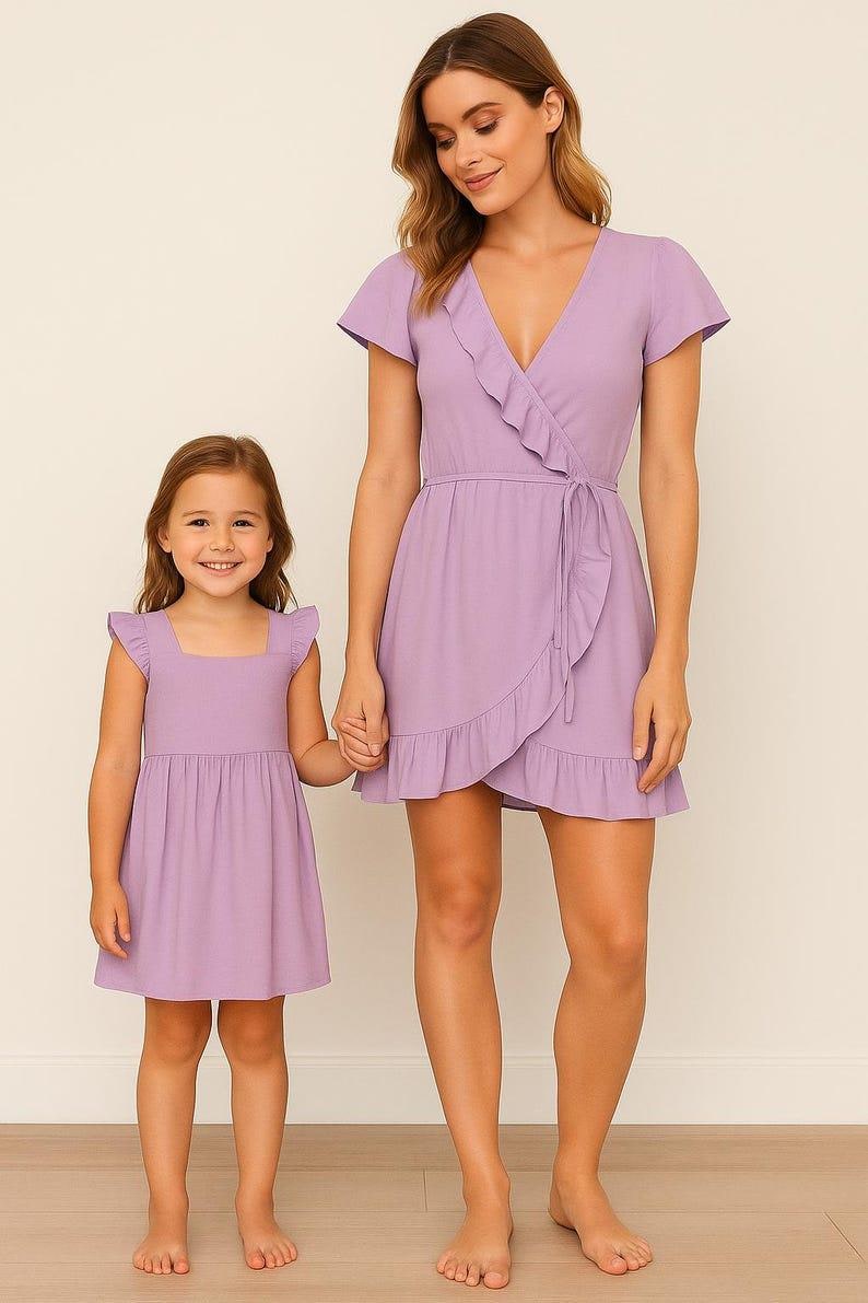 Daddy & Me Matching Outfit, Lilac Father Daughter Outfit, Matching ...