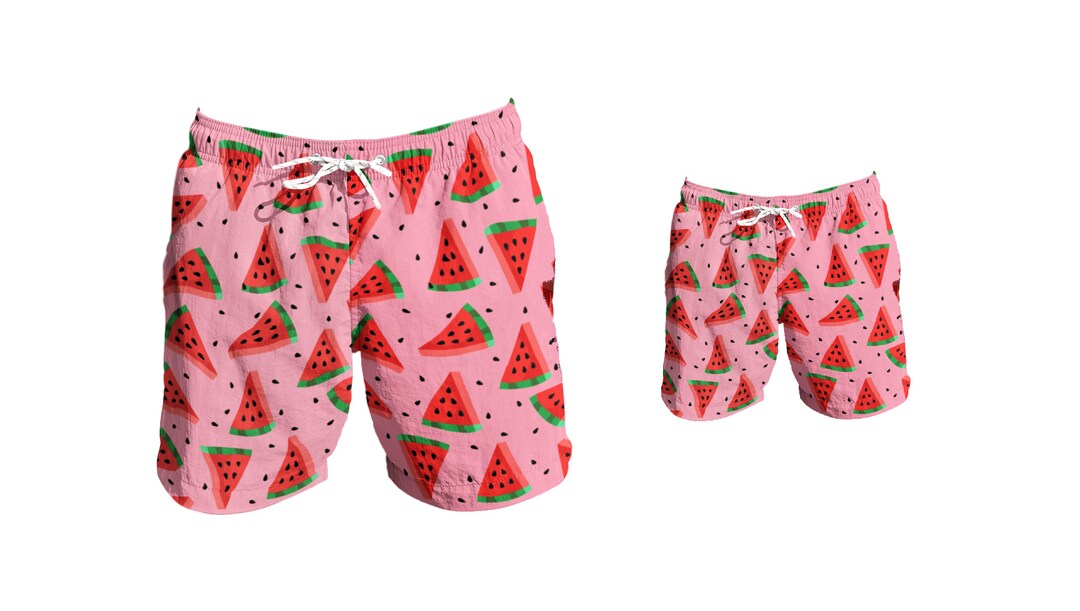 Father Son Matching Swim Trunks, Father & Son Matching Swimsuit, Dad ...