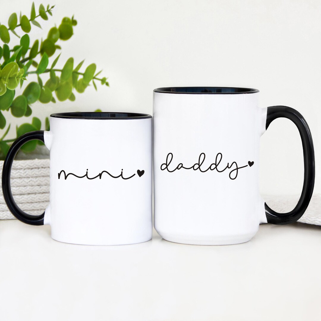Daddy and Me Mugs | Matching Family Mugs | Matching Mugs for Dad and ...
