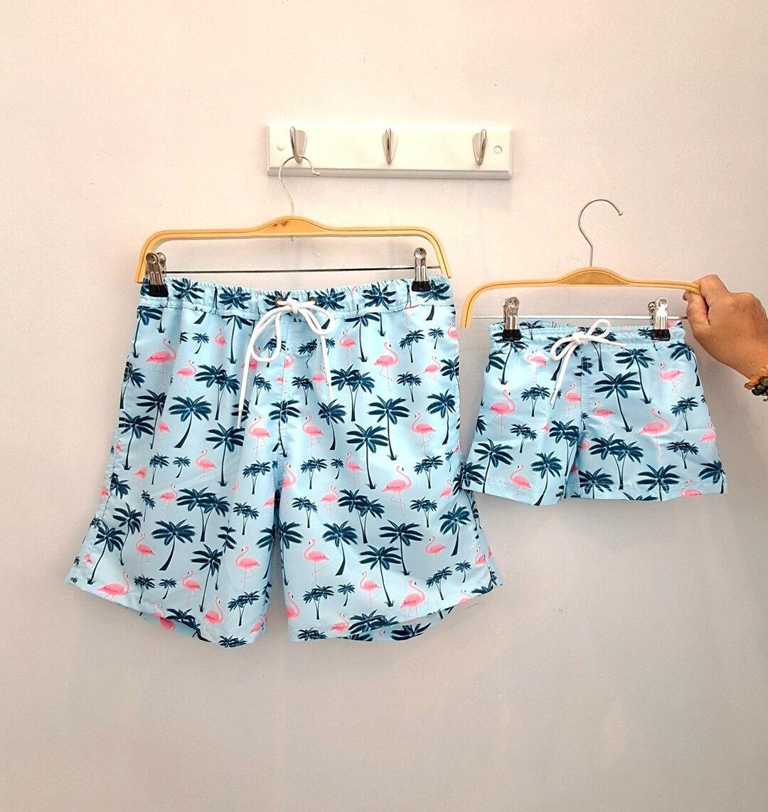 Father Son Matching Swim Trunks Father and Son Matching - Etsy
