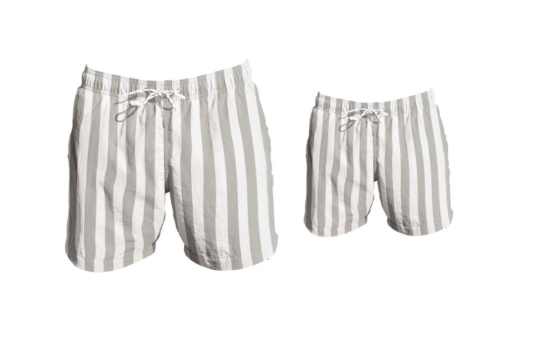 Father Son Matching Swim Trunks, Father & Son Matching Swimsuit, Dad ...