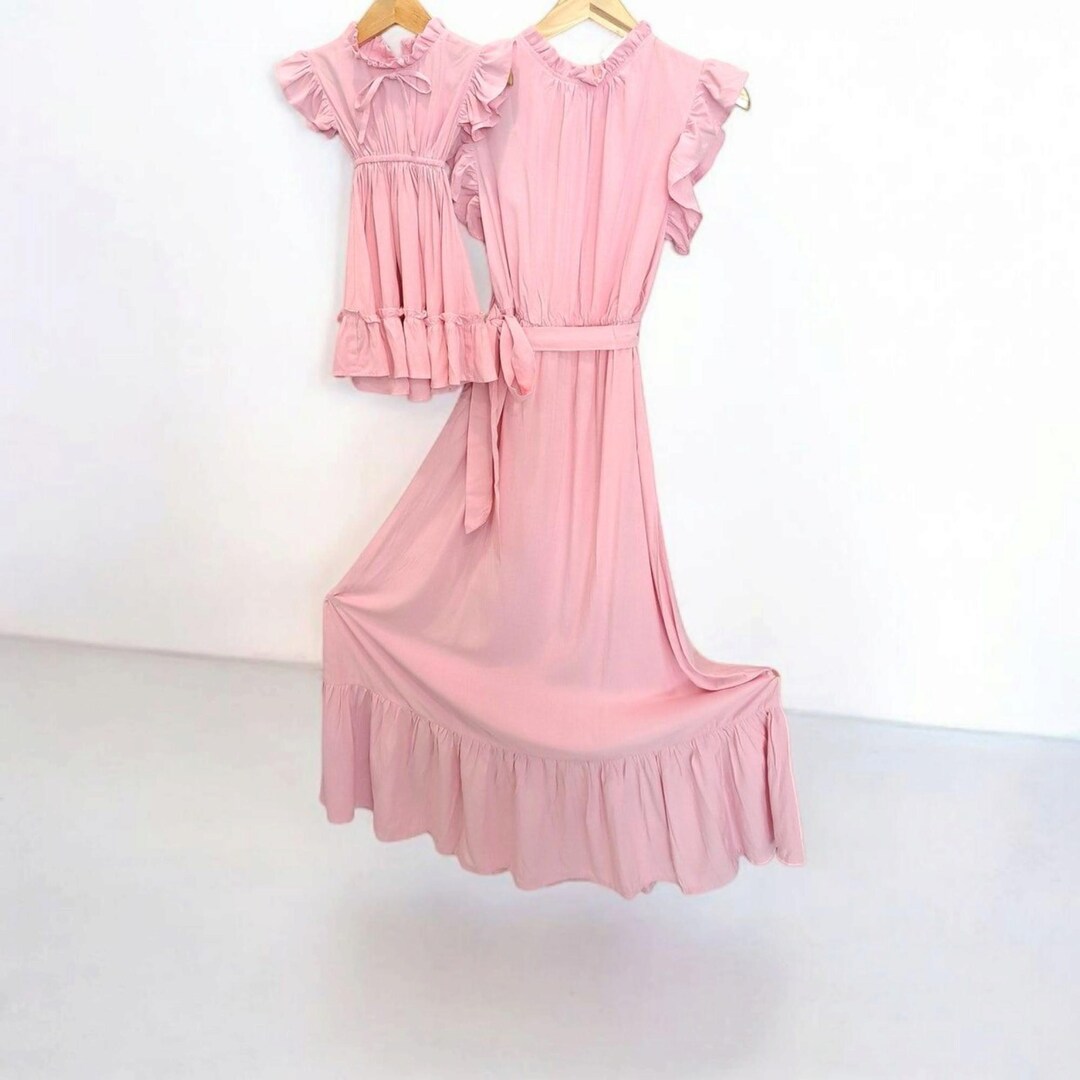 Mommy & Me Dresses, Pink Mommy and Me Matching Outfits, Pink Mother ...