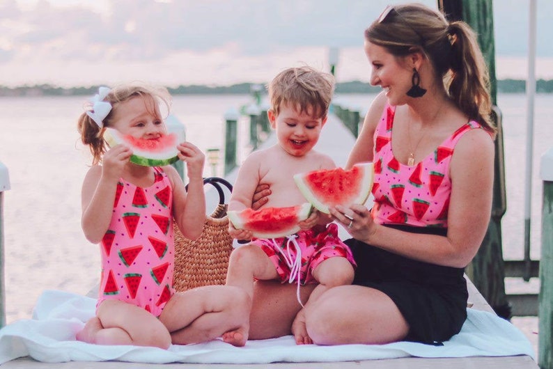 Mommy And Me Swimsuit Matching Mother Daughter Swimsuit Etsy Uk