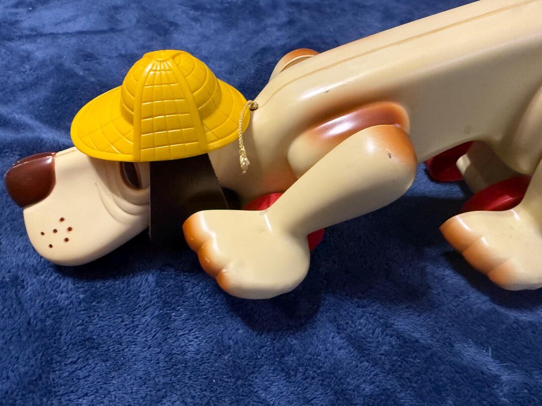 1974 Romper Room Digger the Dog Pull Toy - Etsy