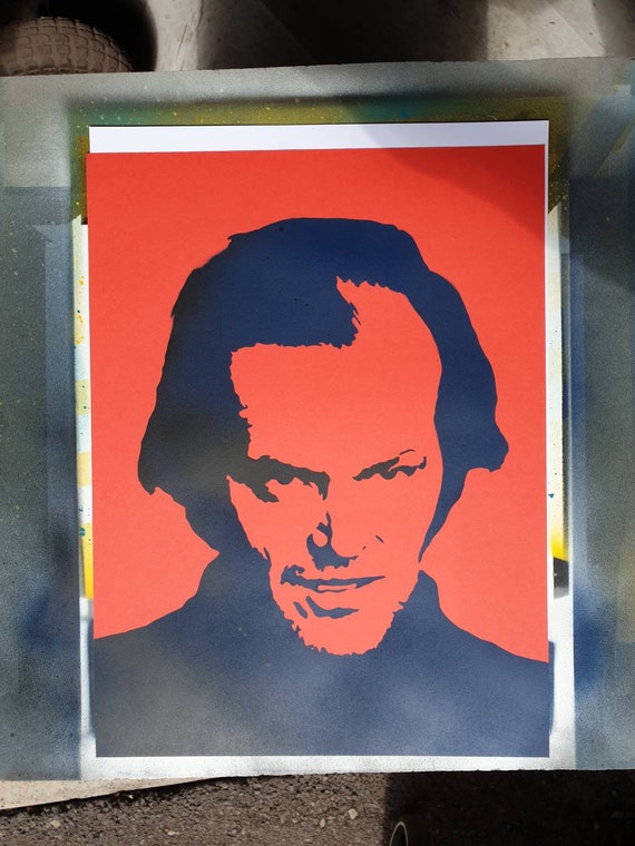 Jack Nicholson Stencil
