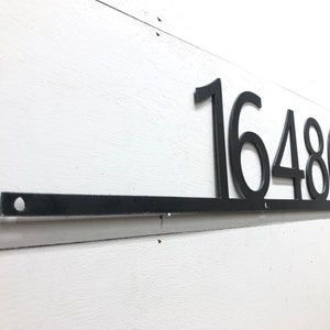 Metal Address Plaque Custom Address Sign Metal Address Sign Horizontal ...