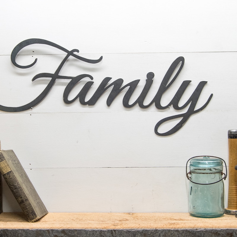 Rustic Family Sign - Etsy