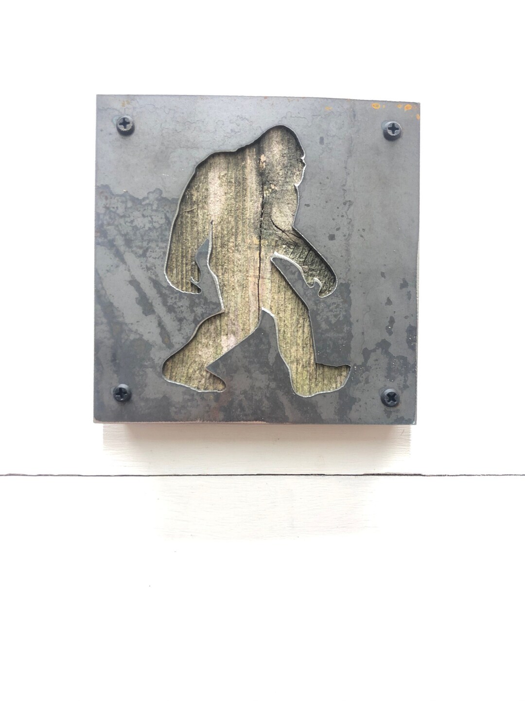 Bigfoot Sign, Yeti Decor, Sasquatch, Metal Wall Art, Man Cave, Babe ...