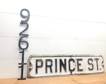 Rustic House Numbers - Etsy