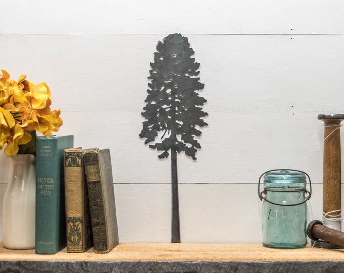 Metal Tree Wall Art Ponderosa Pine Tree Silhouette Home Decor | Etsy