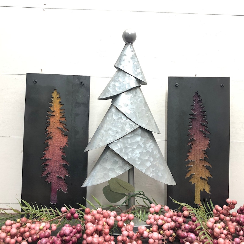 Metal Tree Wall Art - Etsy