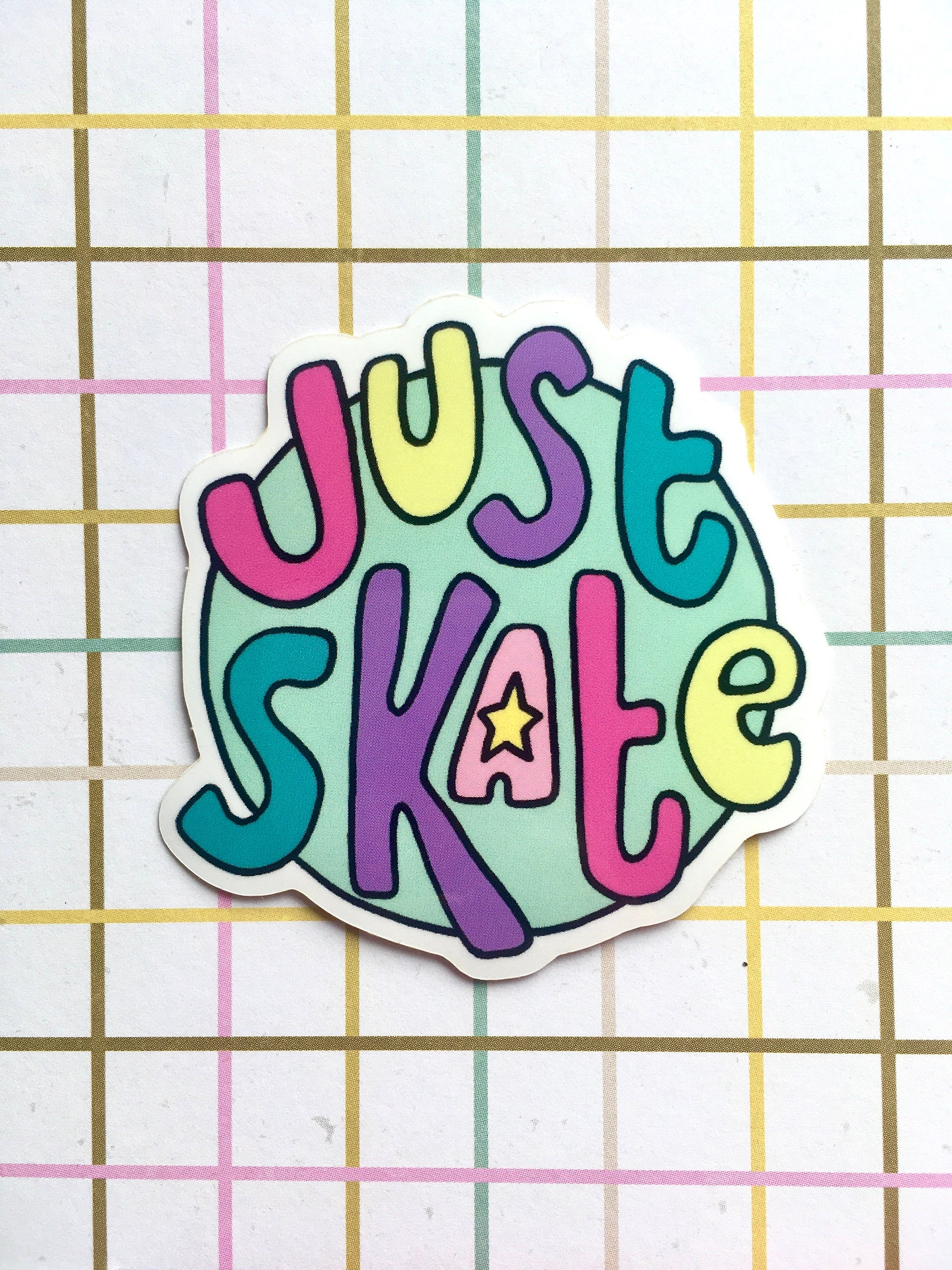 SKATING STICKER PACK Cute - Etsy