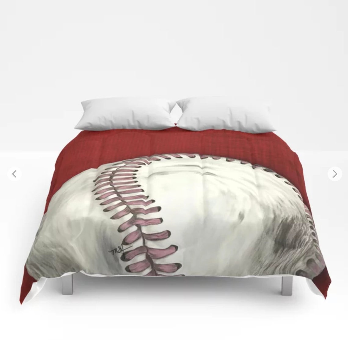 Comforter or Duvet Cover Original Baseball Art All Sizes - Etsy