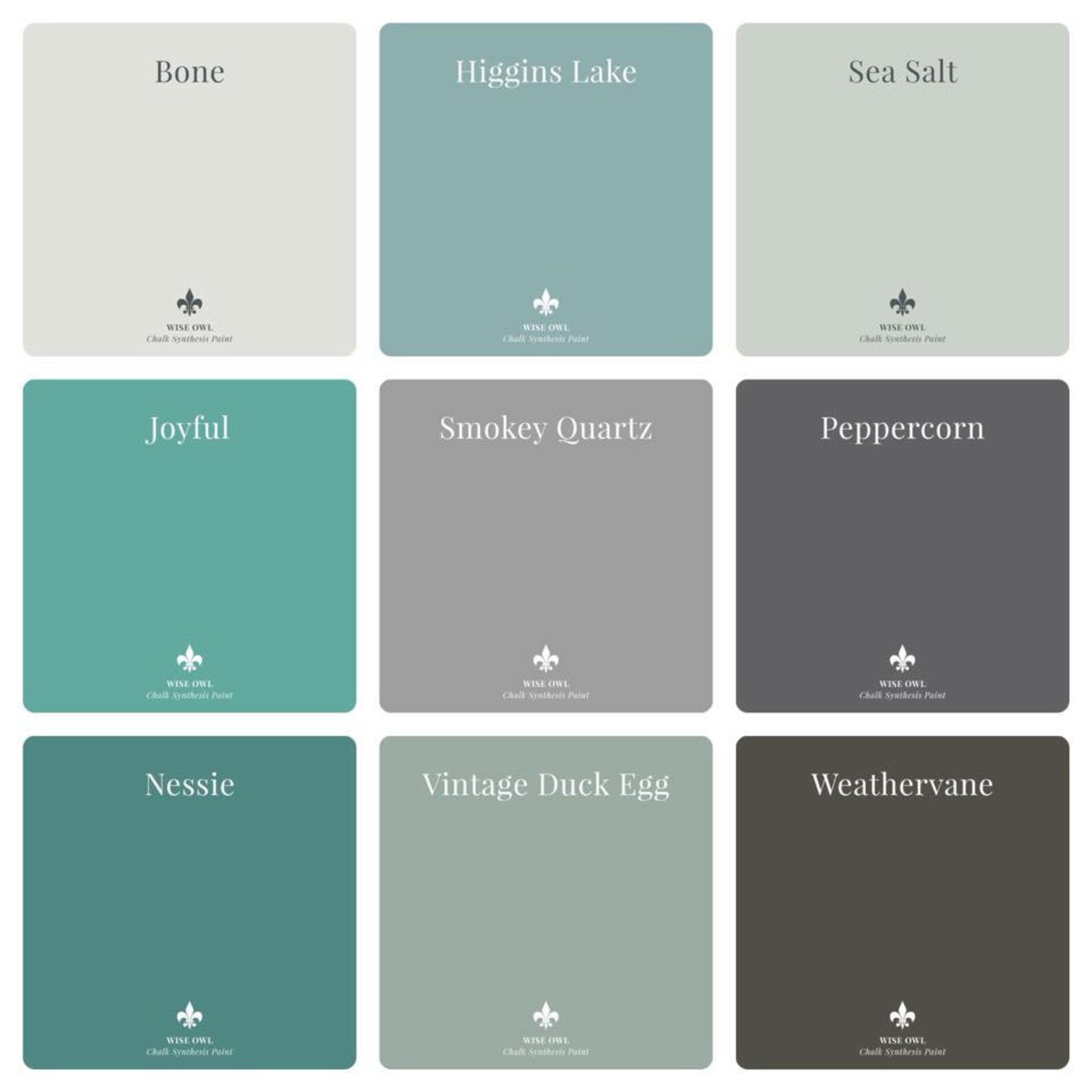 Wise Owl Paint RIVER ROCK Pint Size Furniture Paint Chalk | Etsy