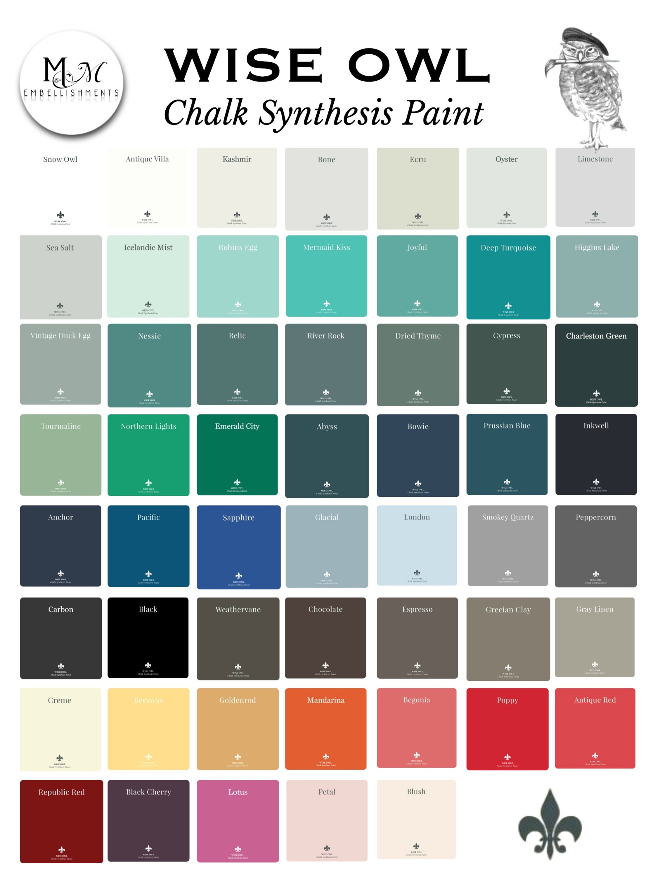 Abyss Color Chart