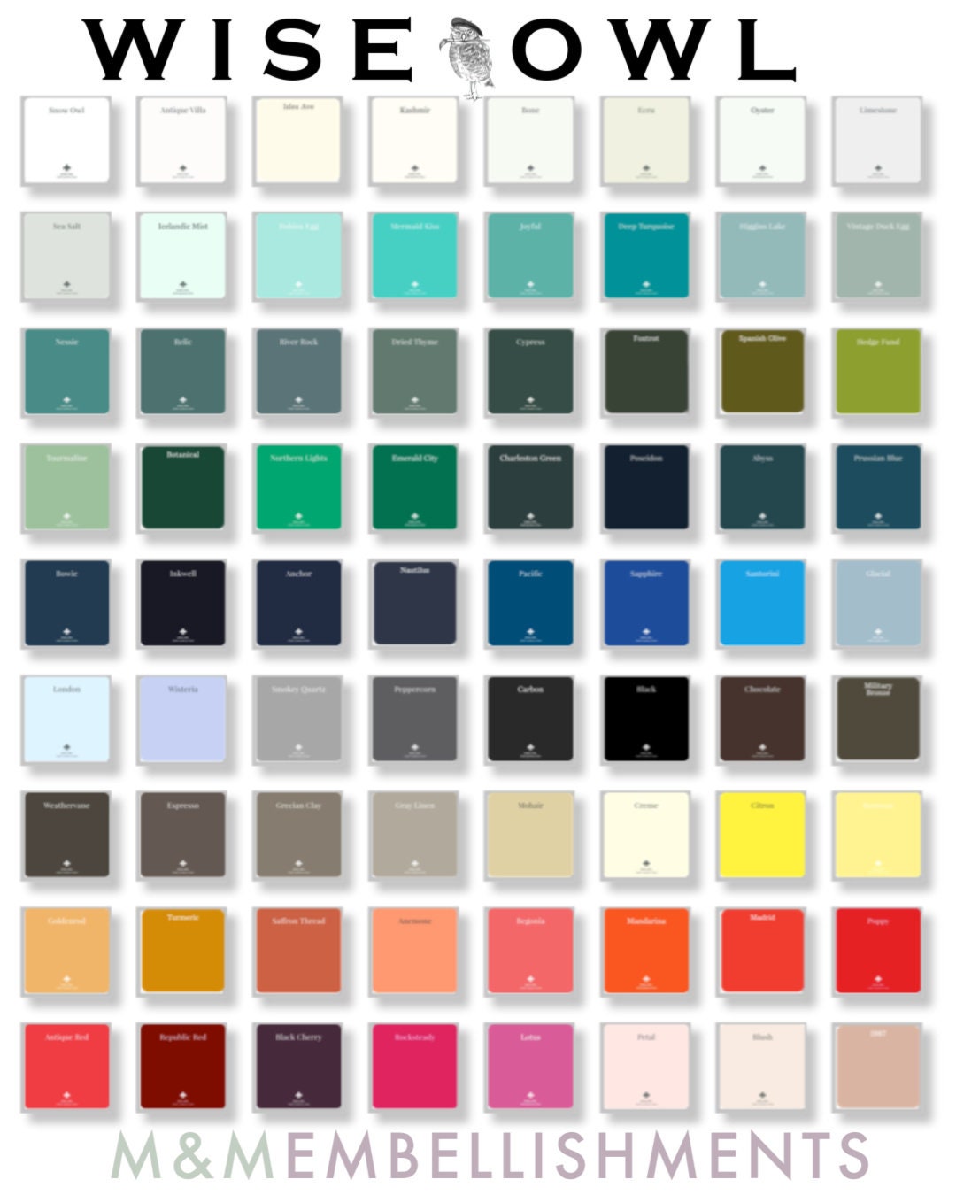 Wise Owl Chalk Synthesis Paint, Pint Size (16oz by Volume), 63 ...