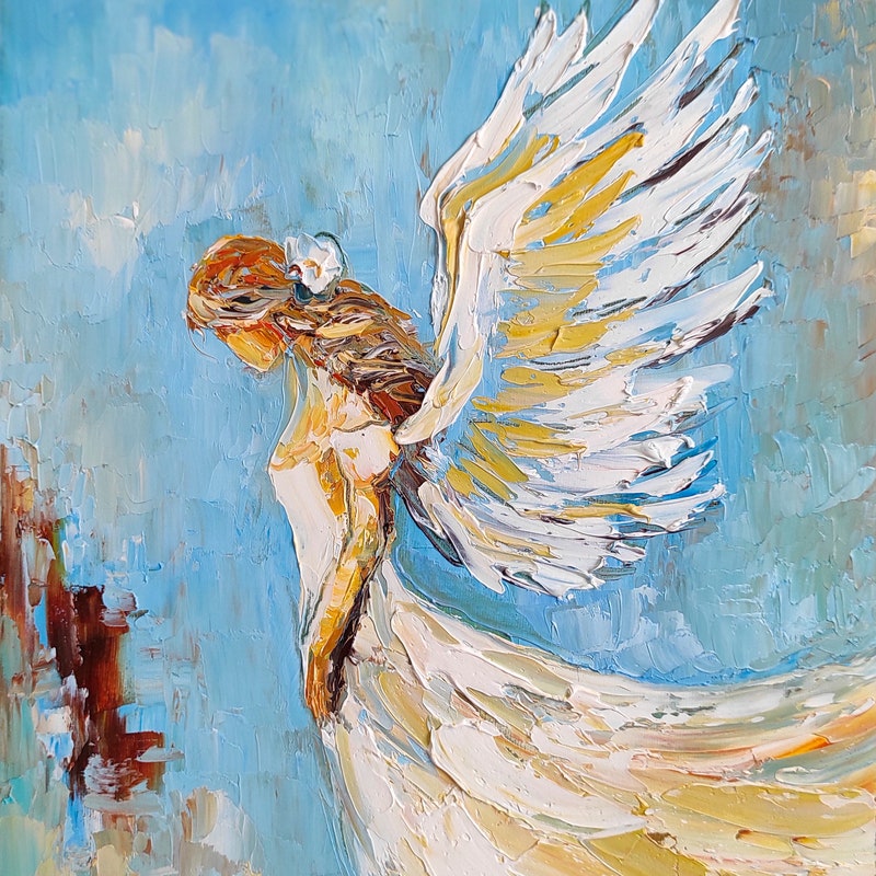 Angel Paintings - Etsy
