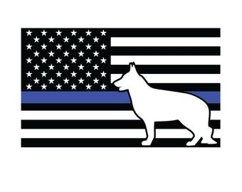 Police k 9 svg | Etsy