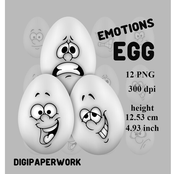 Emoticon Clip Art - Etsy