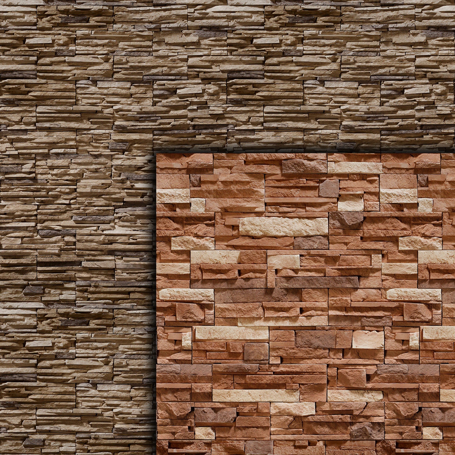 Seamless Stone Wall Digital Paper Stone Texture Instant - Etsy