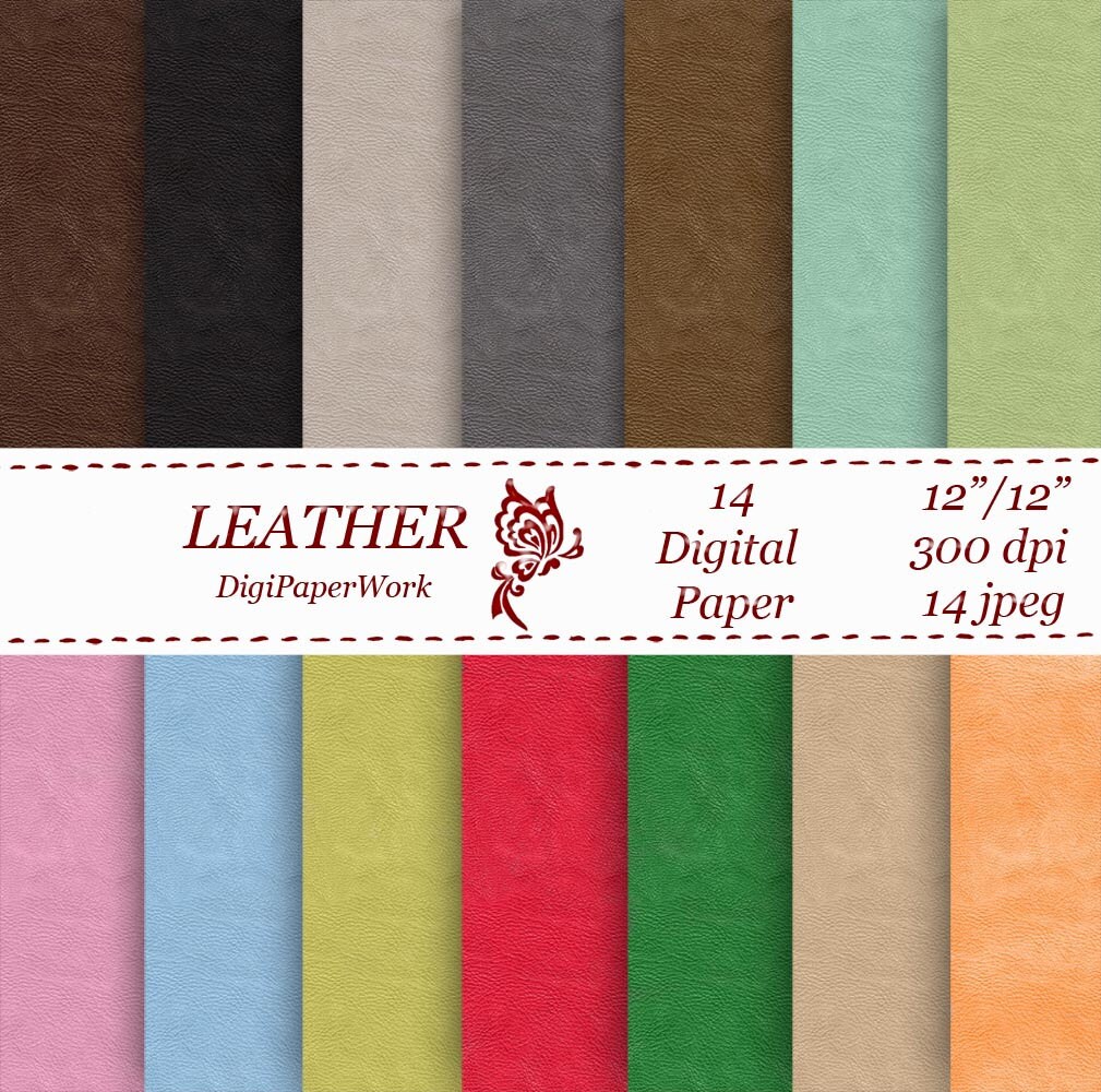 Leather Digital Paper Instant Download Leather Pattern Leather ...