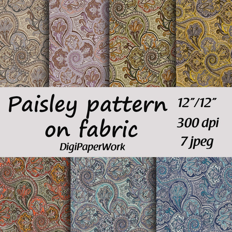 Paisley Paper - Etsy