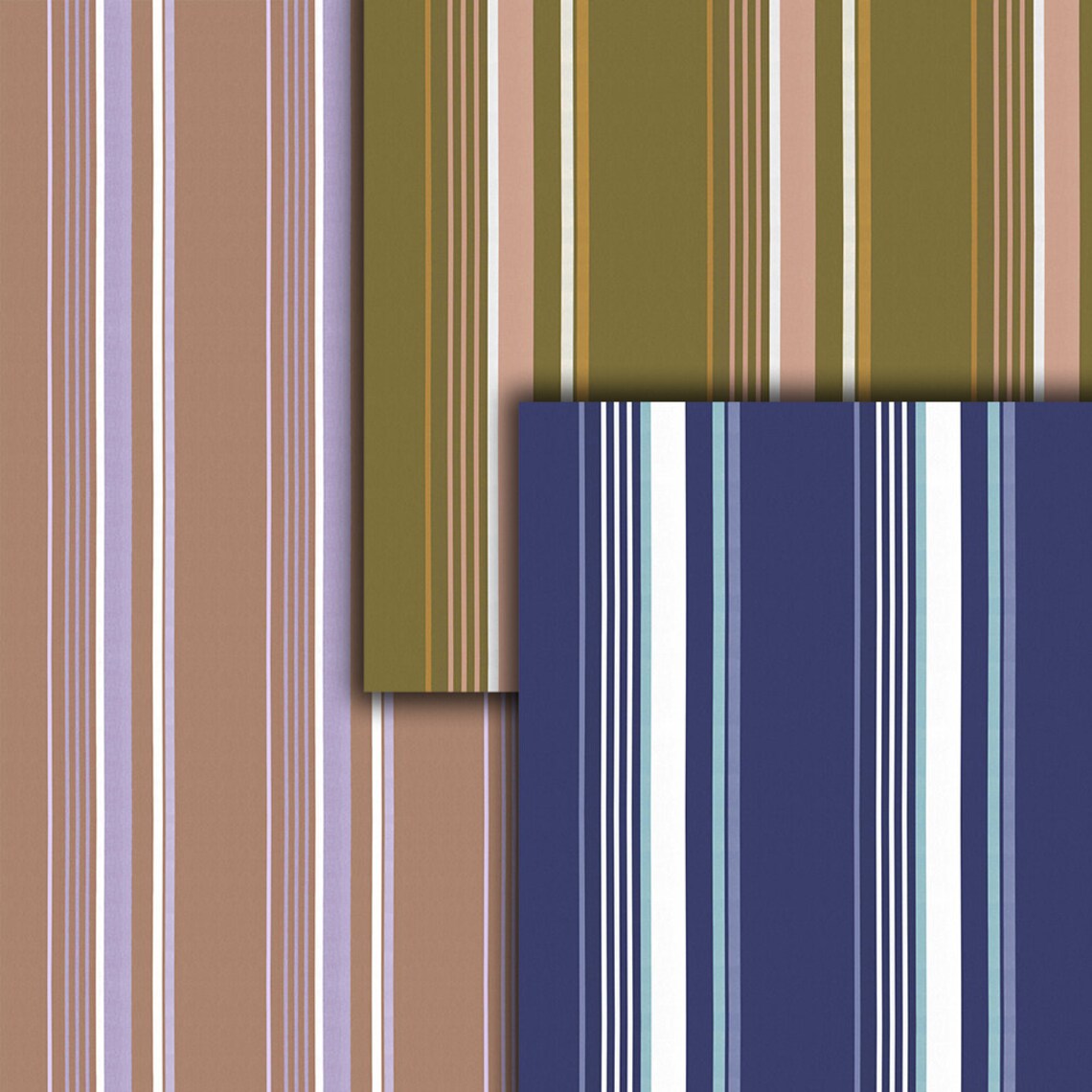 Stripes Digital Paper Instant Download Scrapbook Paper Digital - Etsy