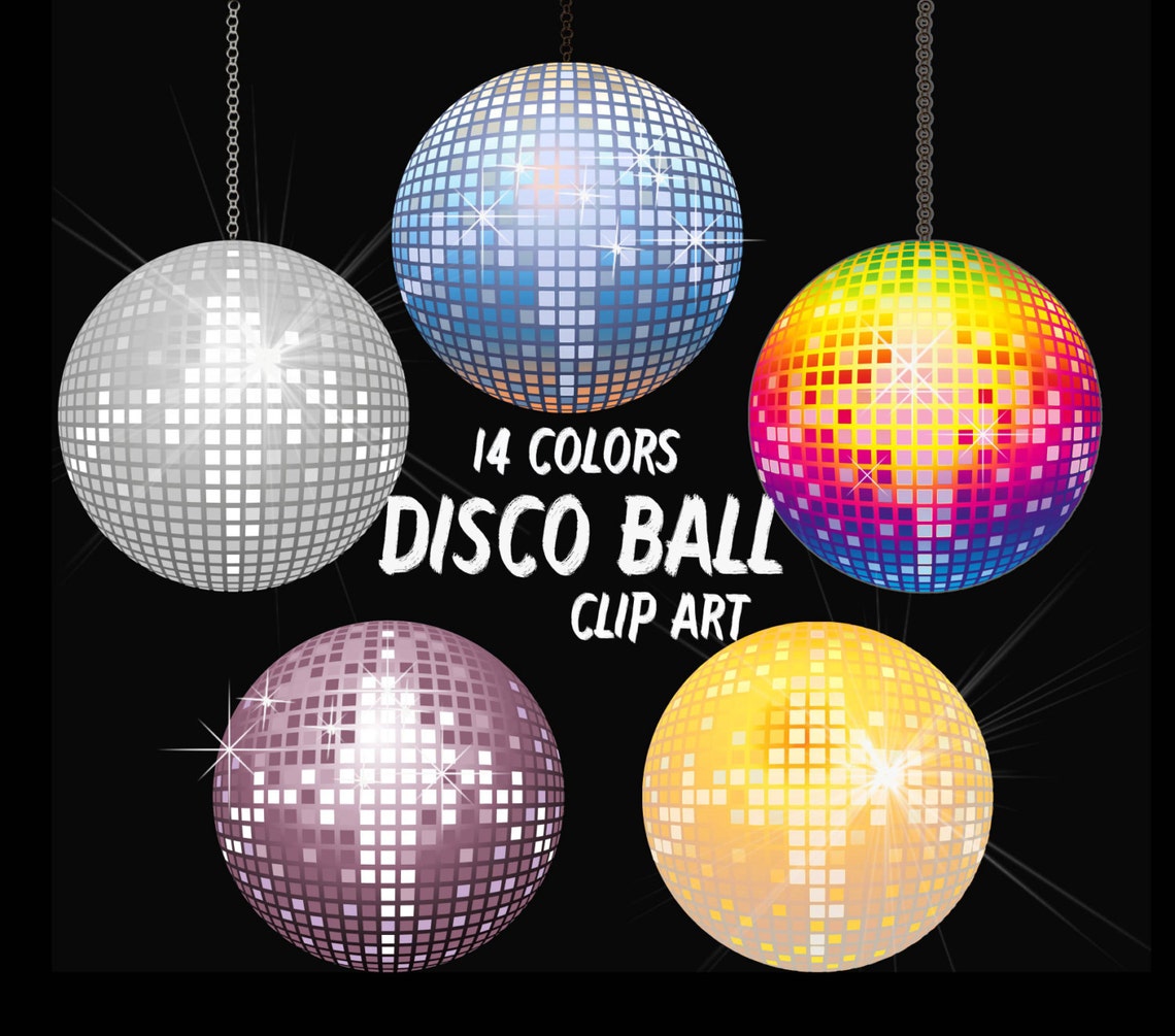 Disco Ball Clipart, Disco Balls Clip Art Make Your Own Disco Ball ...