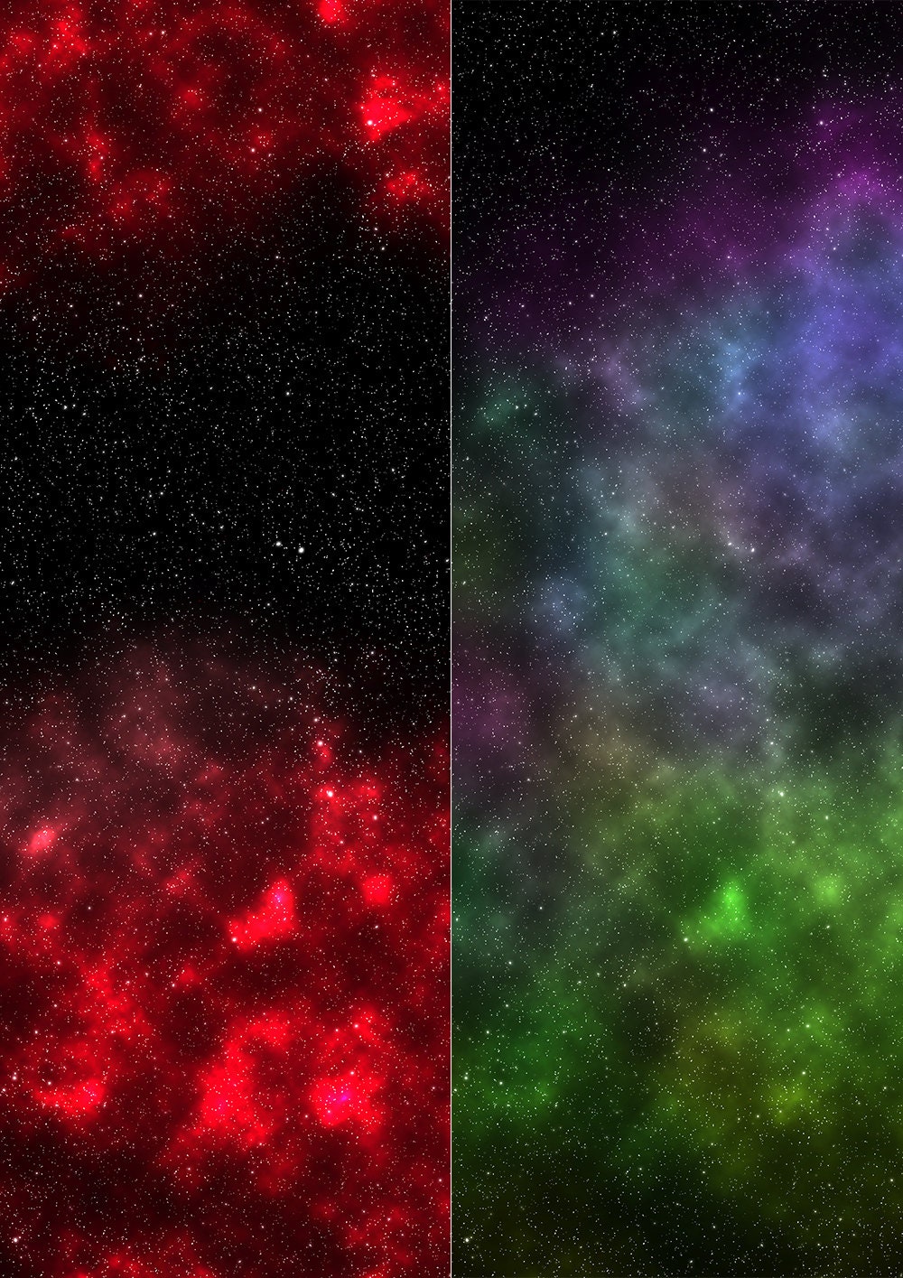 Nebula Digital Paper Galaxy Instant Download Starry Night - Etsy