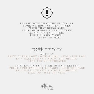 A5 Project Planner, Printable Planner Inserts, Project Tracker ...