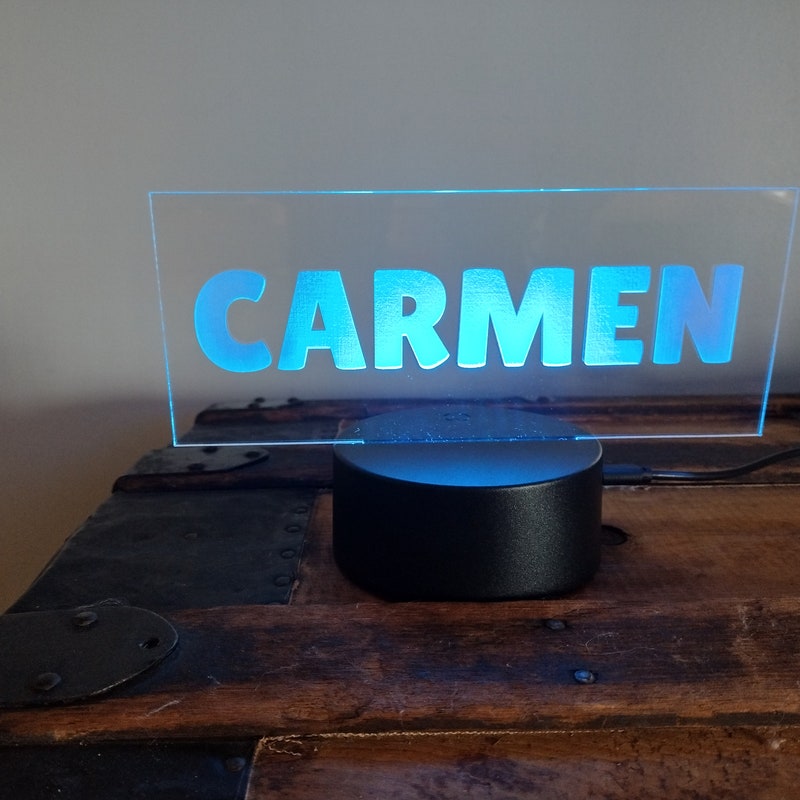 Lighted Acrylic Signs - Etsy