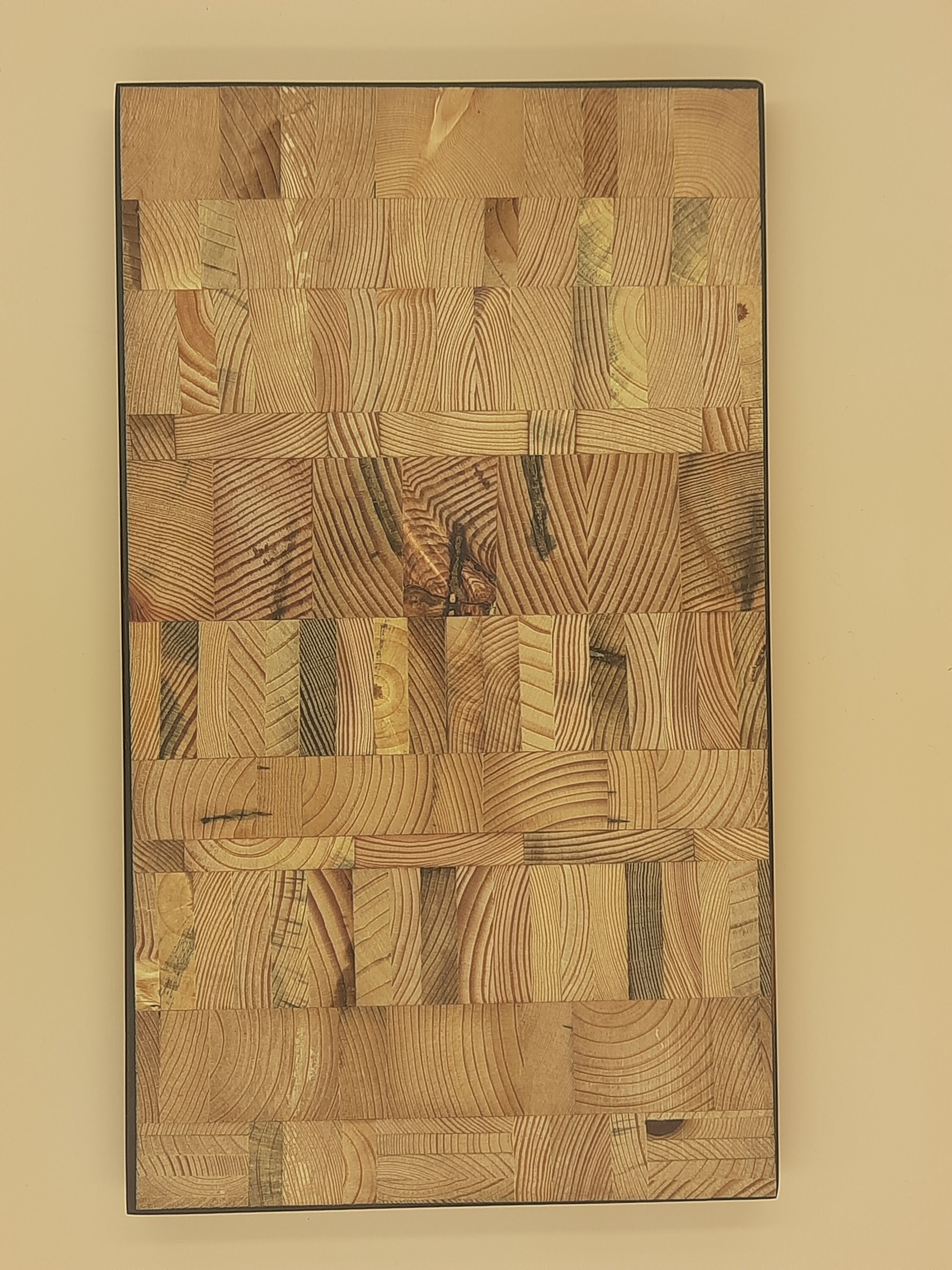 Exotic End Grain Cutting Board With Classy Ebony Frame , Kitchen Wooden ...