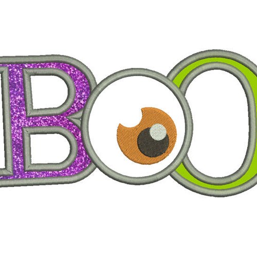 BOO Baby Footprints Halloween Machine Embroidery Applique - Etsy