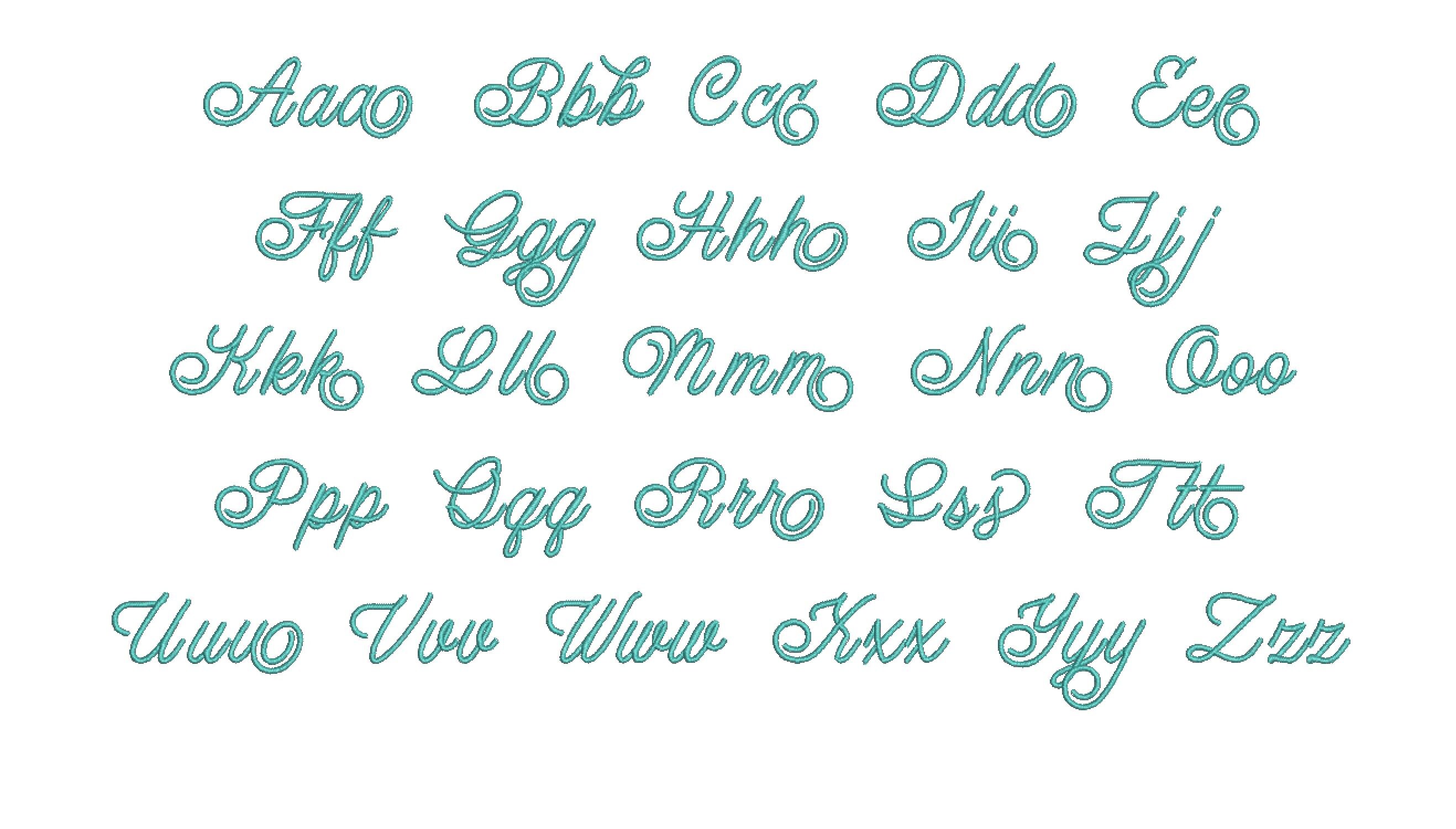 3 Size Lazy Ride Set1 Embroidery Fonts Embroidery Designs BX - Etsy