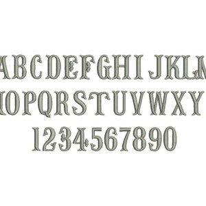 3 Size Fish Tail Embroidery Font Embroidery Designs, BX Fonts Machine ...