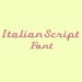 4 Size Italian Script Font Embroidery Designs, BX Fonts Machine ...