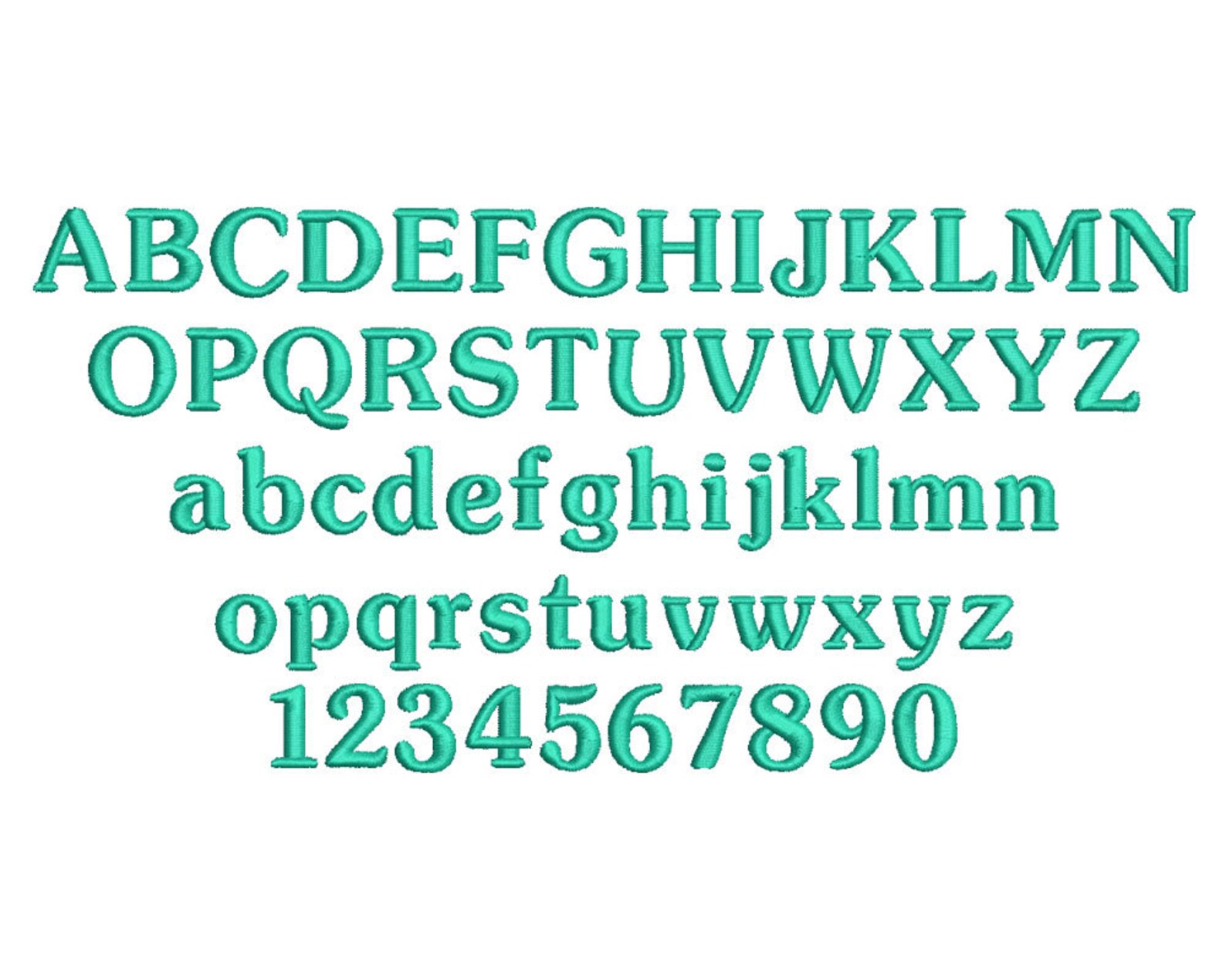 3 Size Souvenir Font Embroidery Designs, BX Fonts Machine Embroidery ...