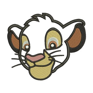 7 Size Lion King Applique Designs Embroidery Designs,kid Embroidery ...