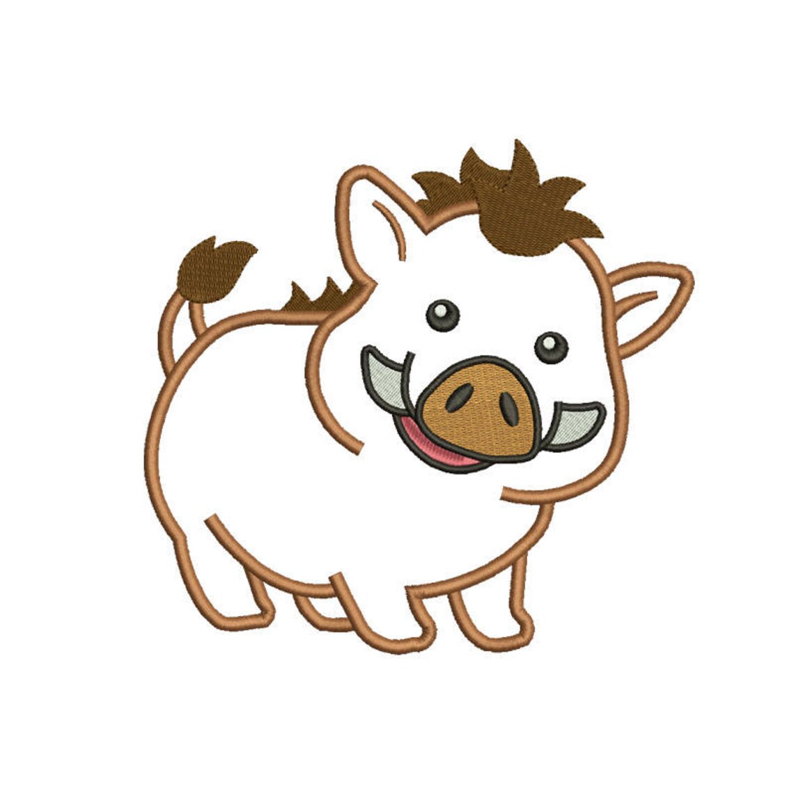 8 Size Wild Boar Applique Designs Embroidery Designskid - Etsy