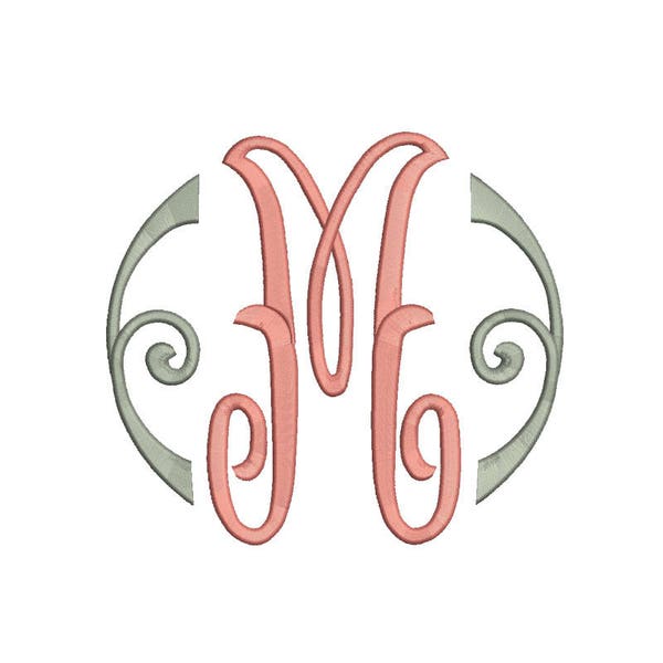 Curlz Monogram Font - Etsy