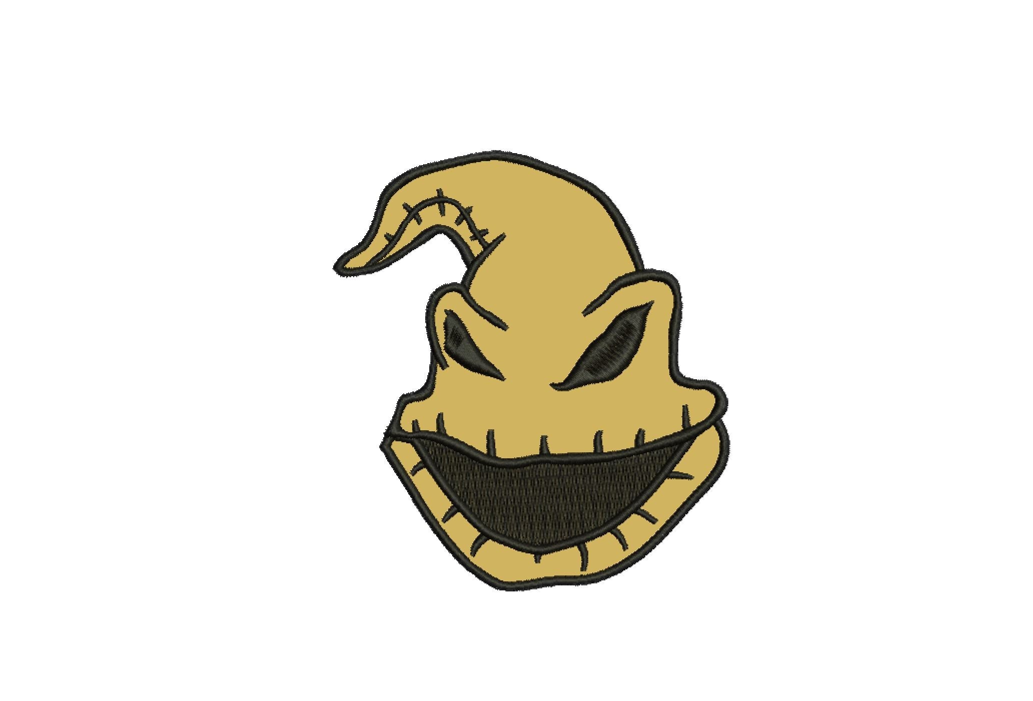 4 Size Oogie Boogie Applique Embroidery Design, Nightmare Before ...