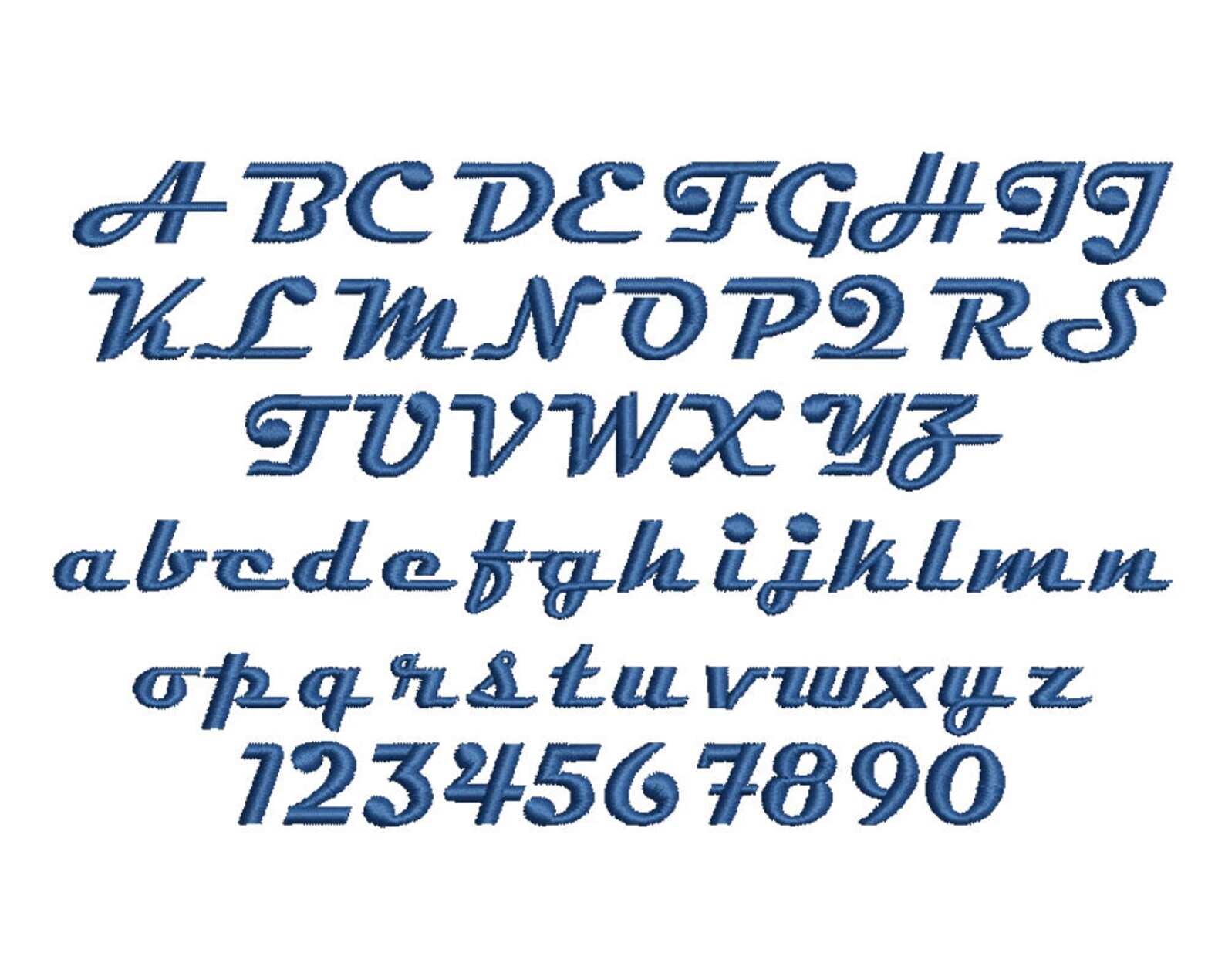 3 Size Racer Font Embroidery Designs, BX Fonts Machine Embroidery ...