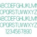 3 Size Slim Block Font Embroidery Designs, BX Fonts Machine Embroidery ...