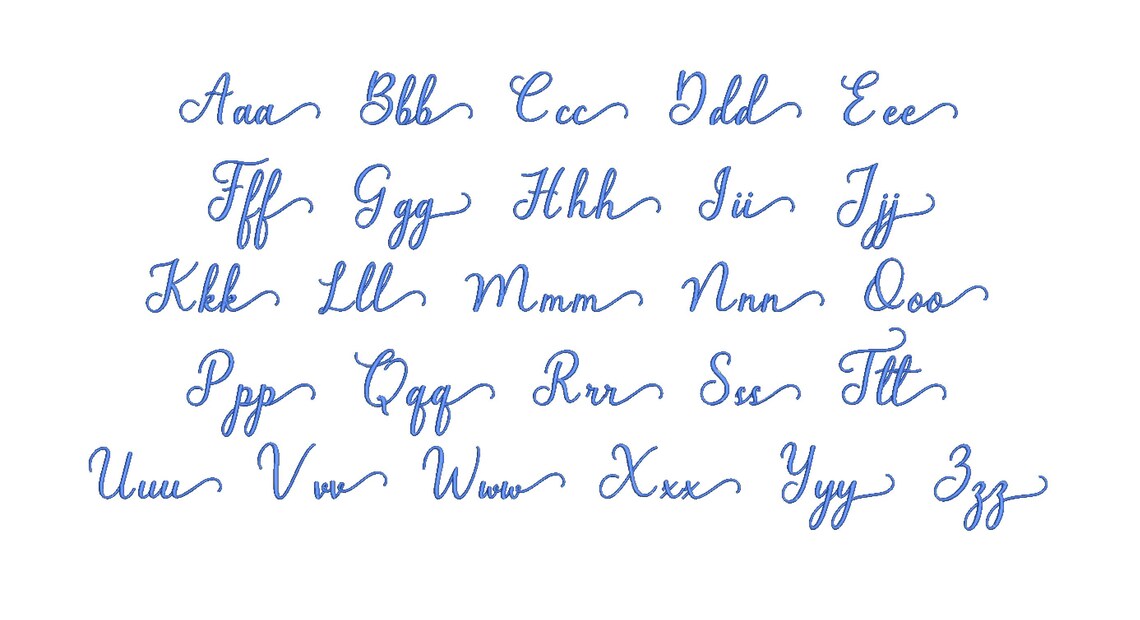 4 Size Blue Bell Embroidery Designs, Embroidery Fonts ,BX Fonts Machine ...