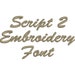 3 Size Embroidery Script Font Embroidery Designs, BX Fonts Machine ...