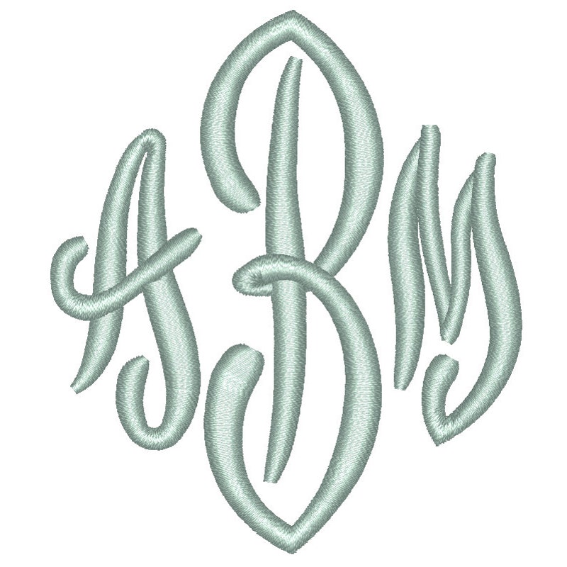 Scroll Monogram - Etsy