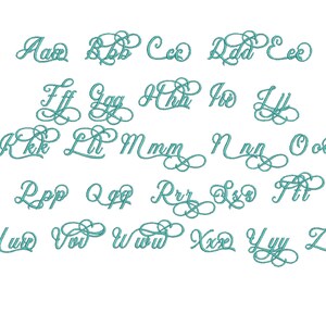 3 Size Kaylar Set2 Embroidery Fonts, Embroidery Designs ,BX Fonts ...