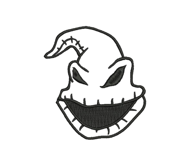 4 Size Oogie Boogie Applique Embroidery Design, Nightmare Before ...