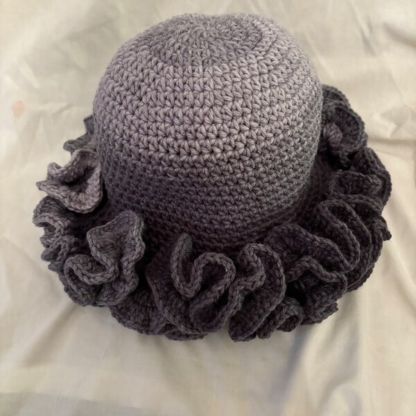 Ruffled Hat - Etsy