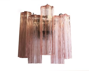 Pink Glass Sconce | Etsy